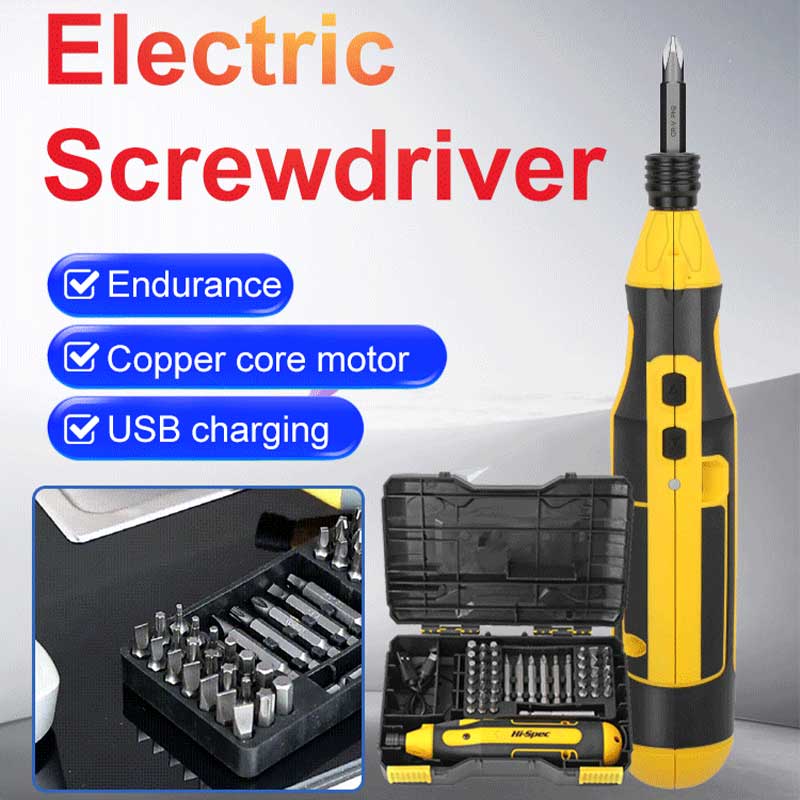 44-Piece Electric Screwdriver Set with Storage Box – forubom