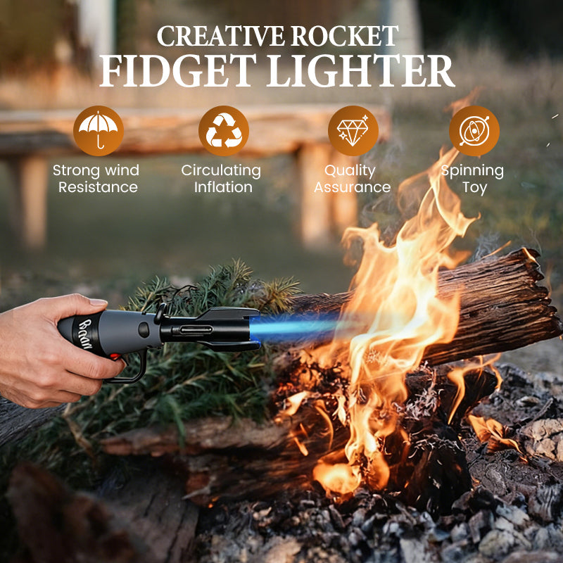 🔥Limited-time offer-Creative Rocket Fidget Lighter – forubom