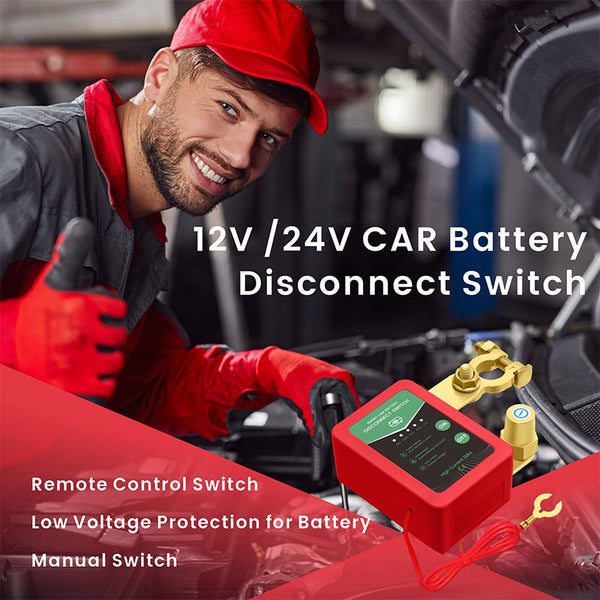 12V/24V Remote Control Car Battery Disconnect Switch – forubom