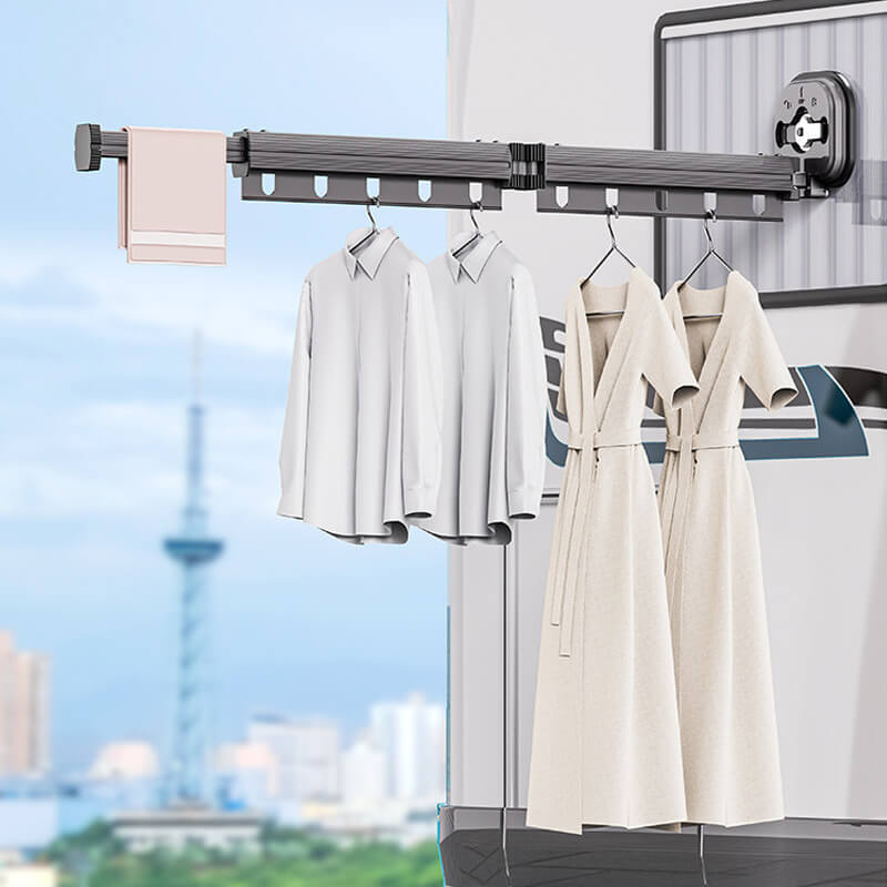 Suction Wall Mount Folding Clothes Drying Rack – forubom