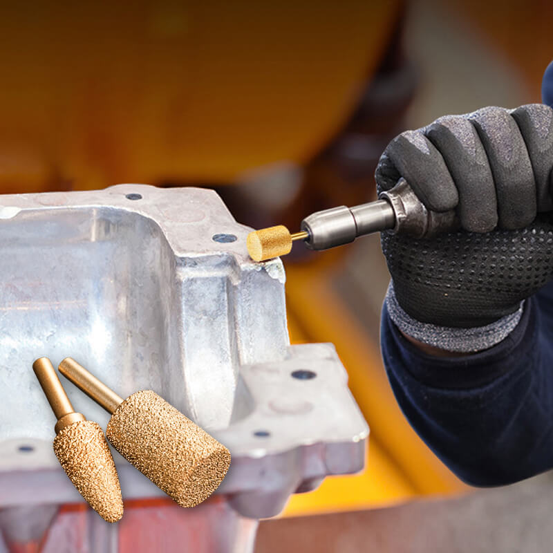 Diamond grinding head brazed cast iron grinding head – forubom